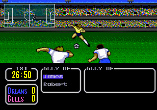 Sega Genesis (Mega Drive) Games > Tecmo Cup Football Game :: Emu-Land.net